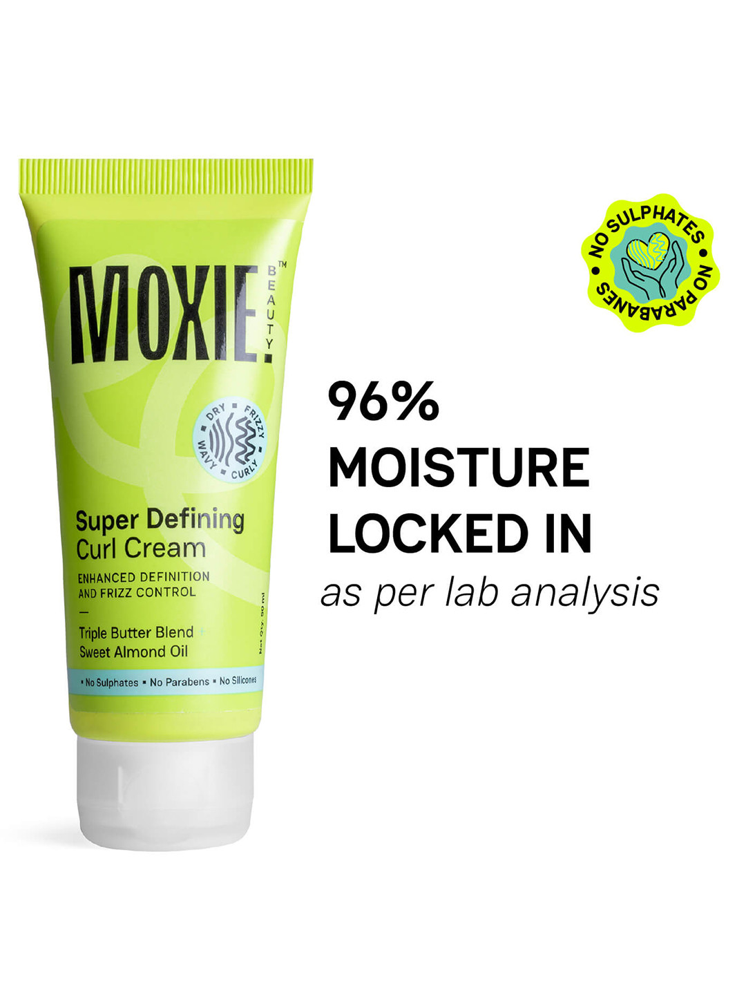 Buy MOXIE BEAUTY Super Defining Curl Cream With Triple Butter Blend ...