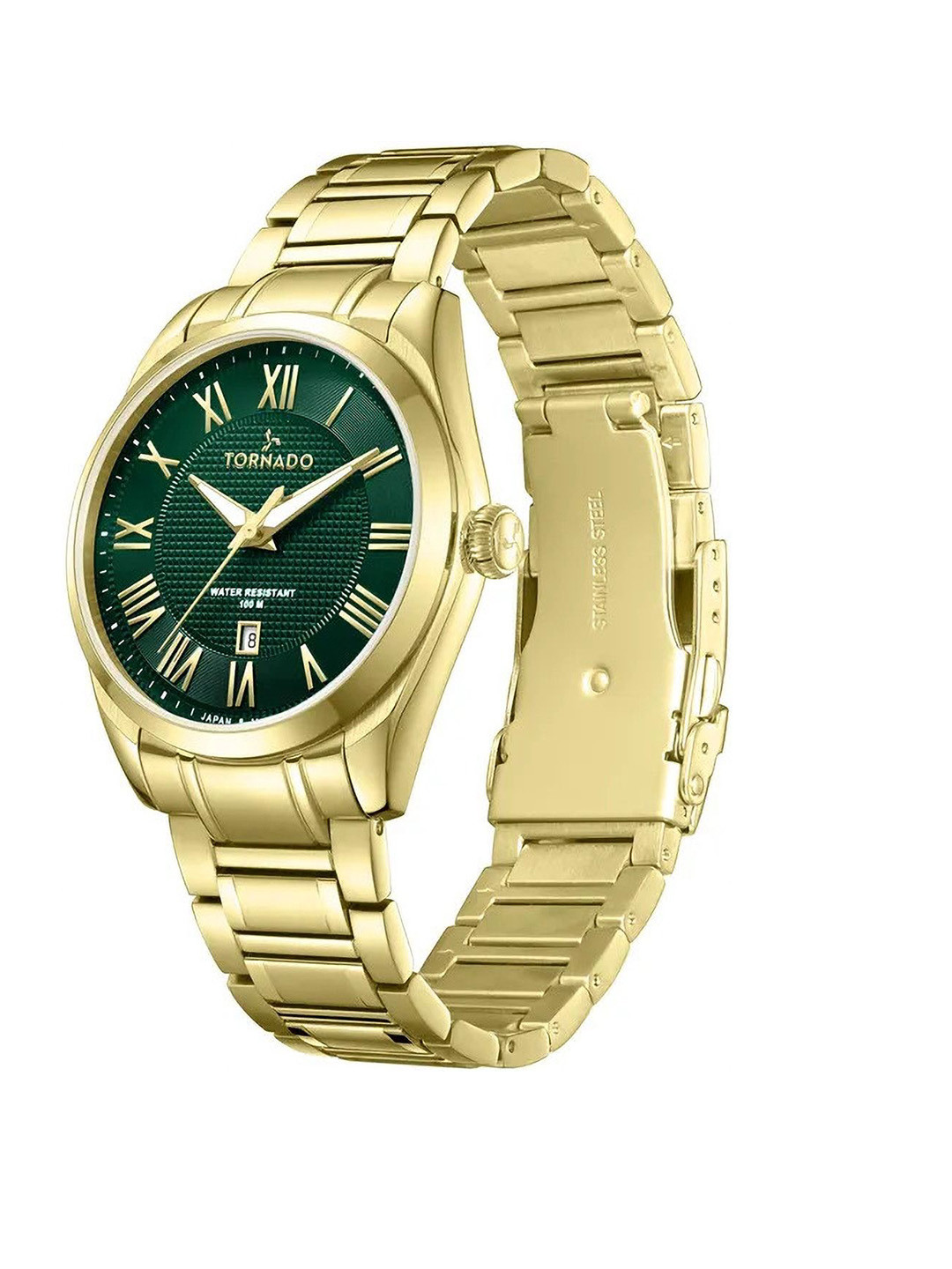 Buy TORNADO Men Dial & Stainless Steel Bracelet Style Straps Analogue Watch T8007 GBGH - Watches ...