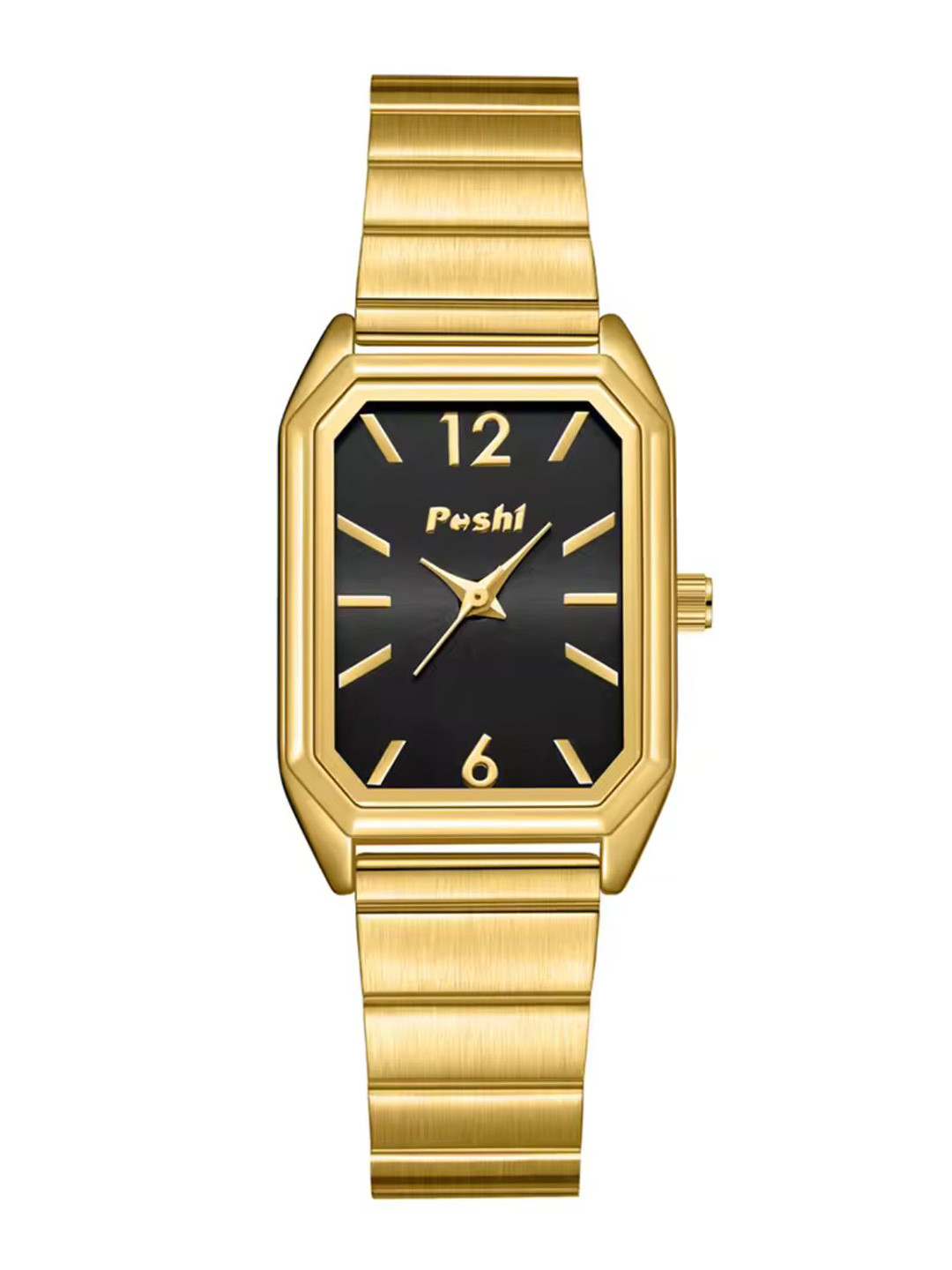 Buy Poshi Women Square Dial Stainless Steel Strap Watch With Adjustable ...