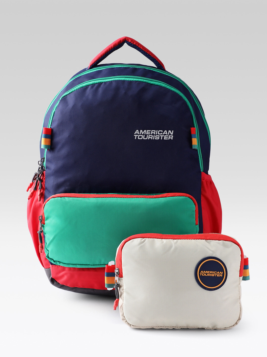 Buy AMERICAN TOURISTER Kids Colourblocked Backpack - Backpacks for ...