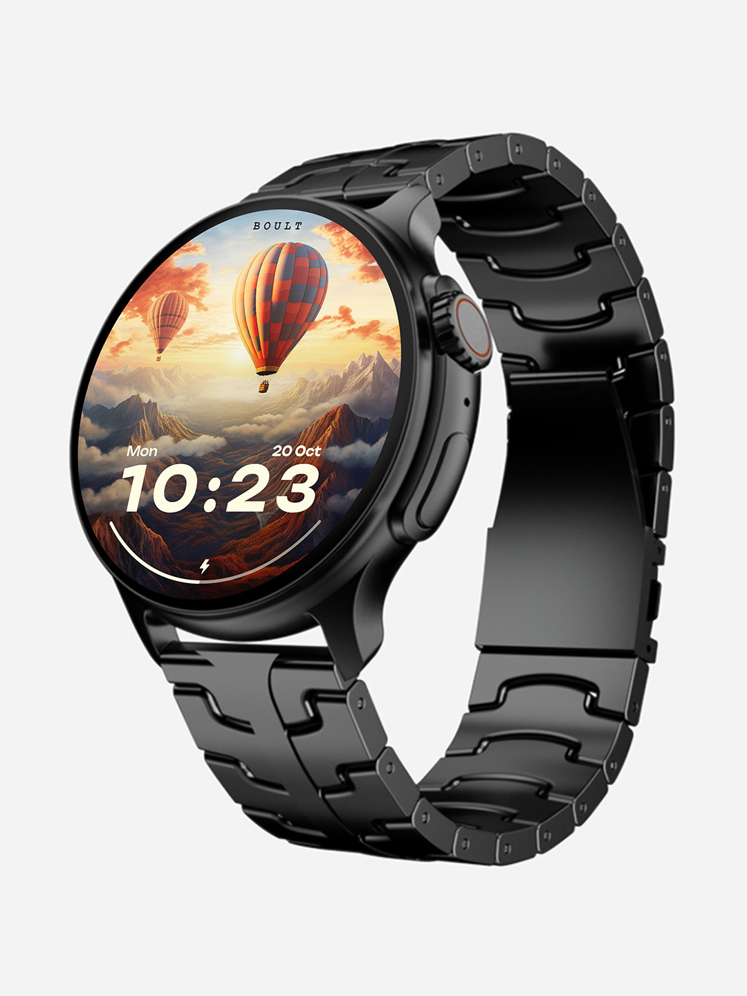 Buy Boult Crown R Pro 2 Smartwatch Charcoal Black - Smart Watches for ...