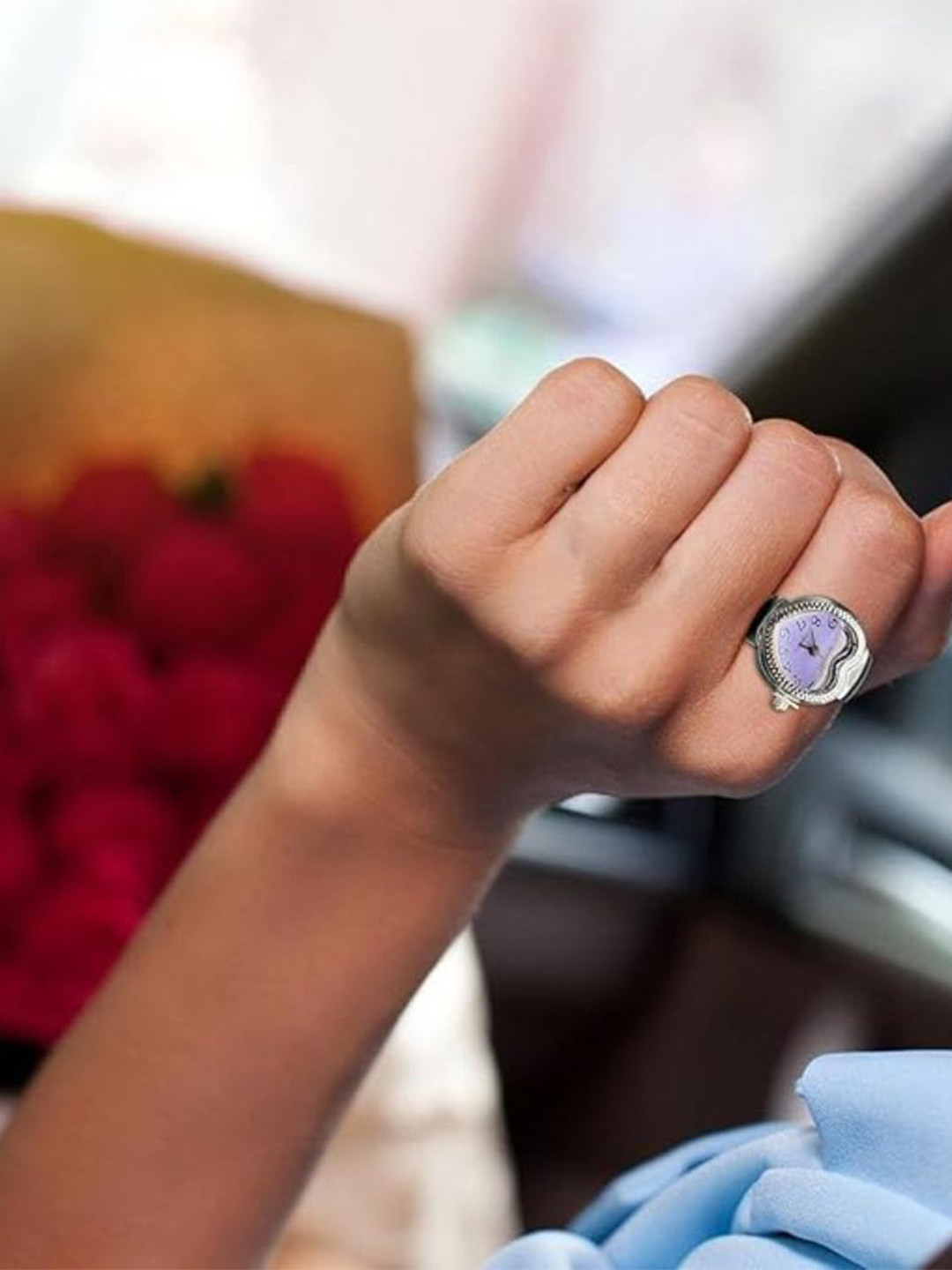 Buy BOZHI Women Oval Dial & Stainless Steel Straps Analogue Watch ...