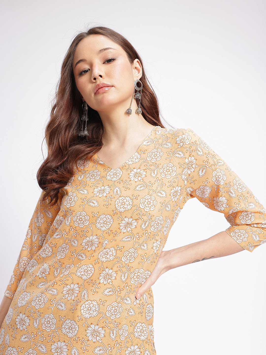 Buy Anouk Rustic Floral Printed Kurta - Kurtas for Women 33662057 | Myntra