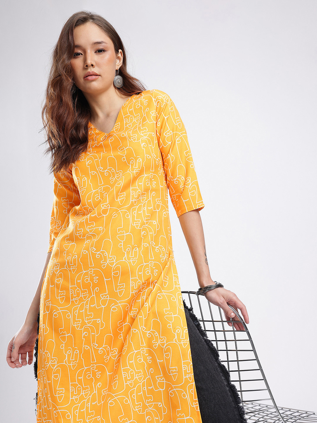Buy Anouk Rustic Graphic Printed Kurta - Kurtas for Women 33663833 | Myntra