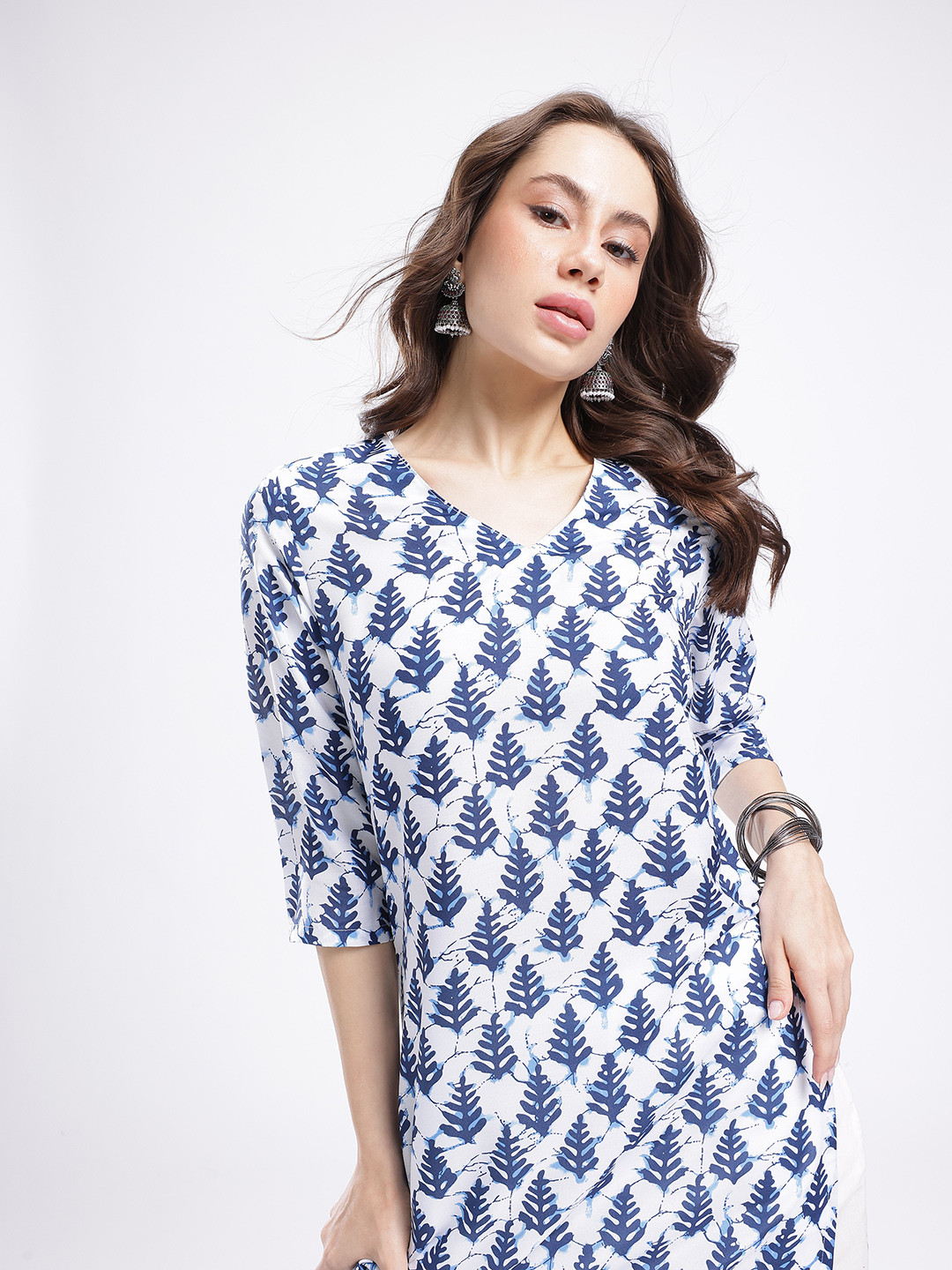 Buy Anouk Rustic Ethnic Motifs Printed Kurta - Kurtas for Women ...