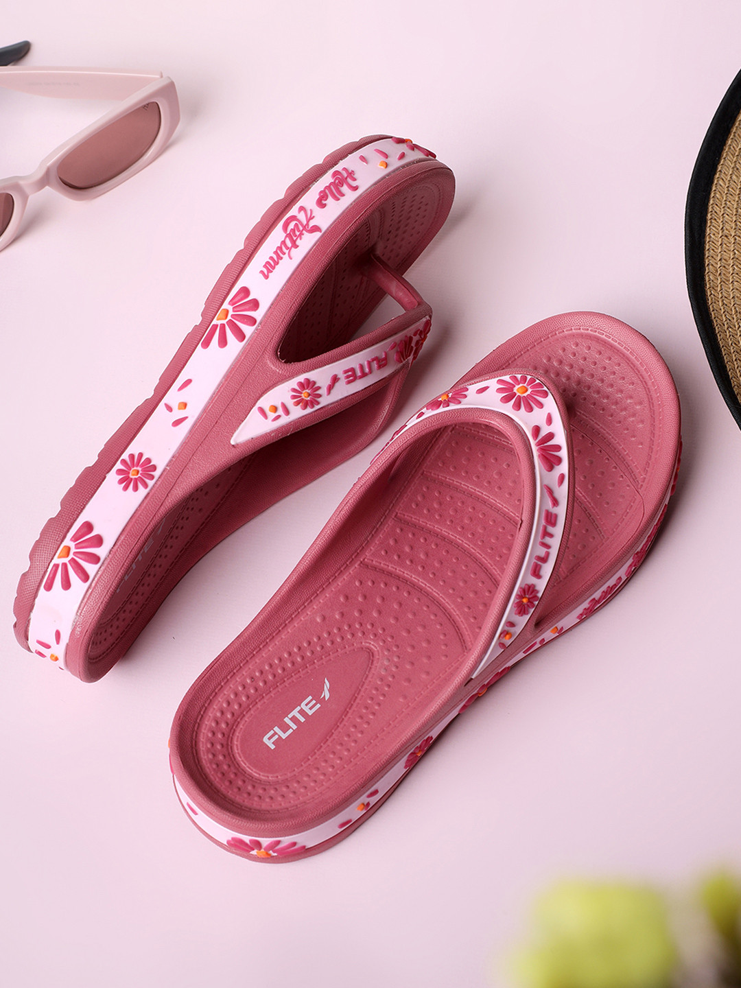 Buy FLITE Women Printed Thong Flip Flops - Flip Flops for Women ...