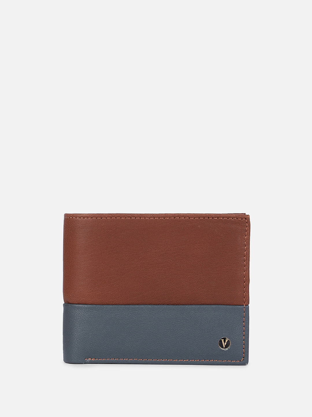 Buy Van Heusen Men Colourblocked Leather Two Fold Wallet - Wallets for ...