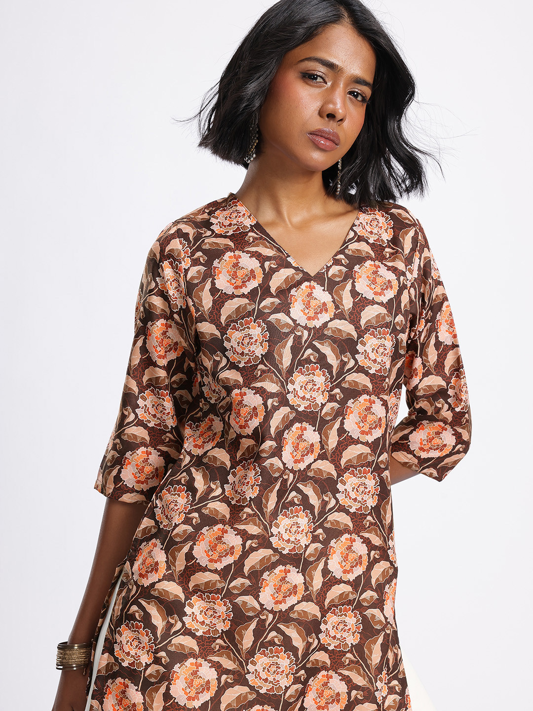 Buy Anouk Rustic Floral Printed Kurta - Kurtas for Women 33731832 | Myntra