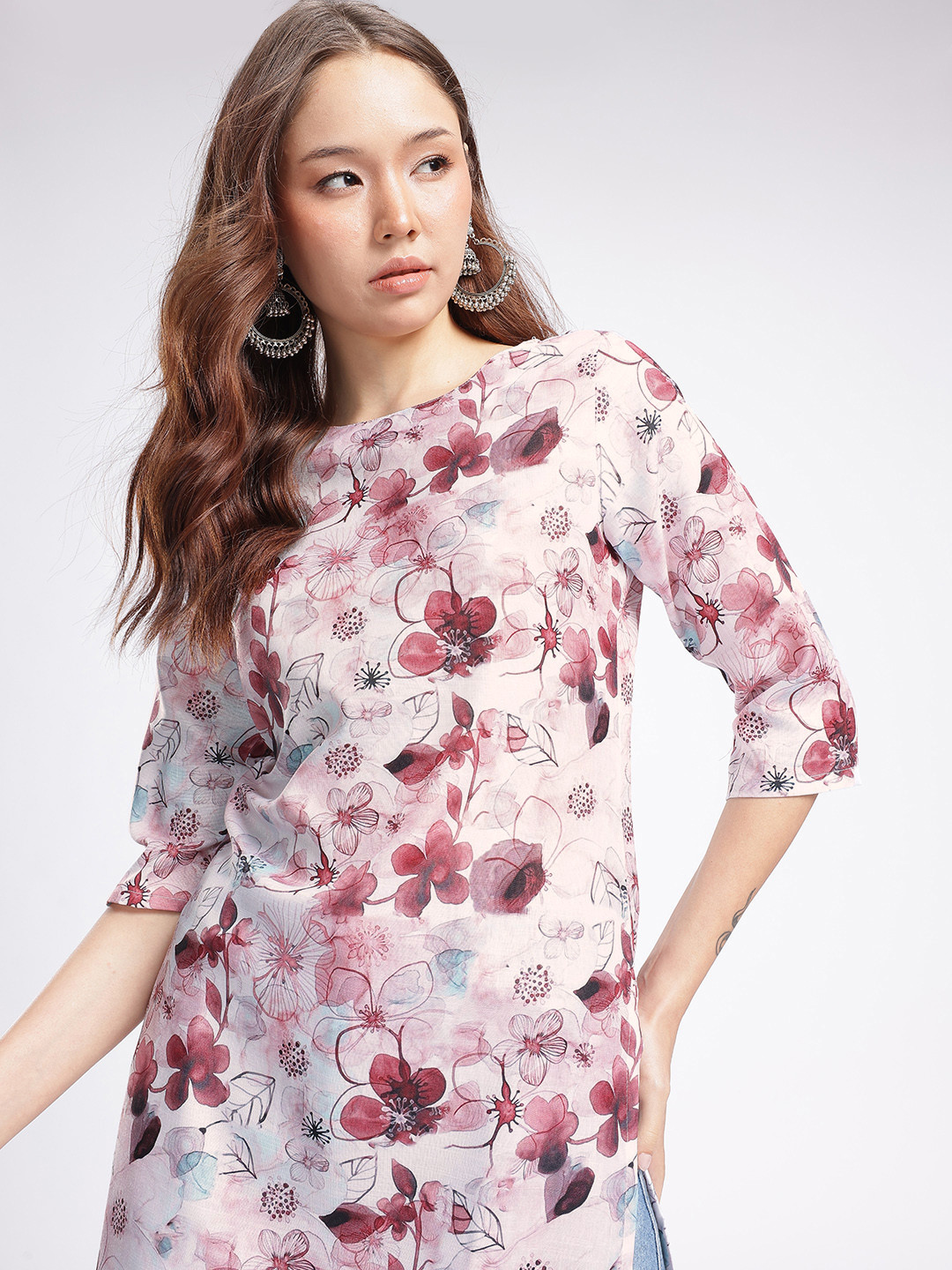 Buy Anouk Rustic Floral Printed Kurta - Kurtas for Women 33731948 | Myntra
