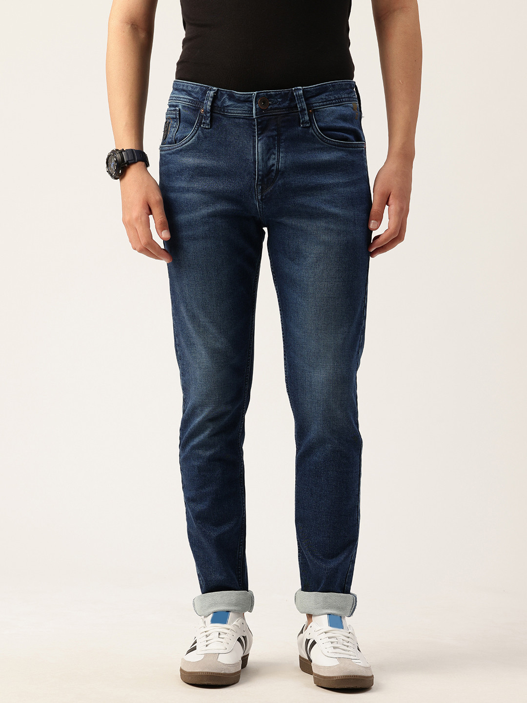 Buy Integriti Men Smart Skinny Fit Mid Rise Light Fade Stretchable Jeans - Jeans for Men ...