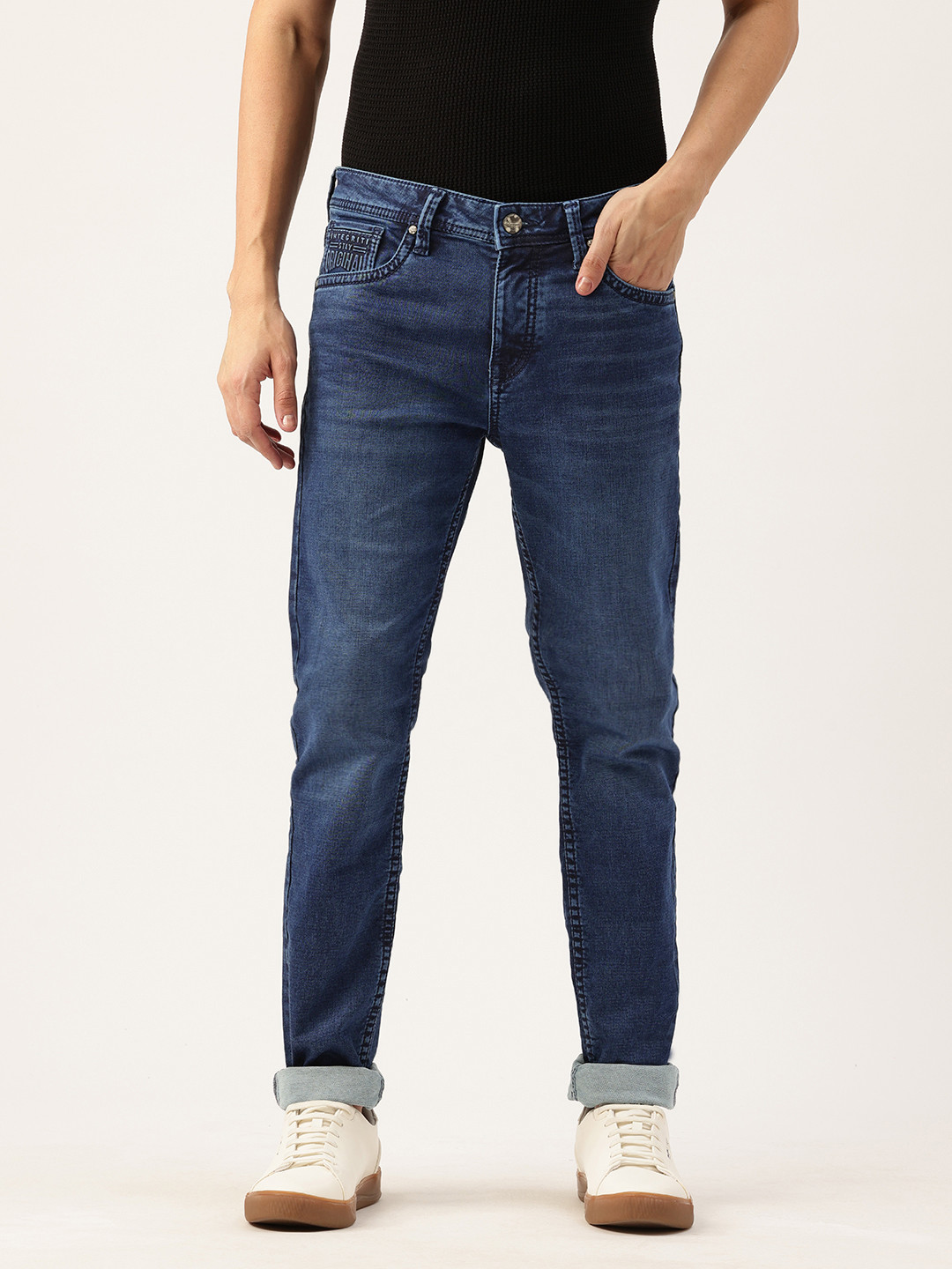 Buy Integriti Men Smart Skinny Fit Mid Rise Light Fade Stretchable Jeans - Jeans for Men ...