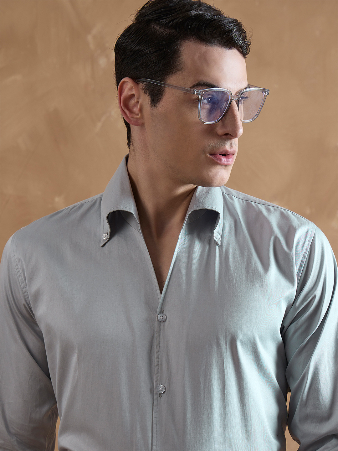 Buy DENNISON Cooper Collar Solid Formal Shirt - Shirts for Men 33829561 ...