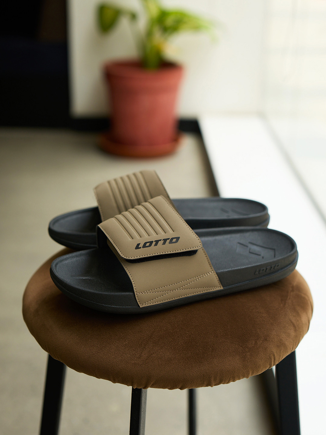 Buy Lotto Men Enduro X Brown Slides - Flip Flops for Men 33846137 | Myntra