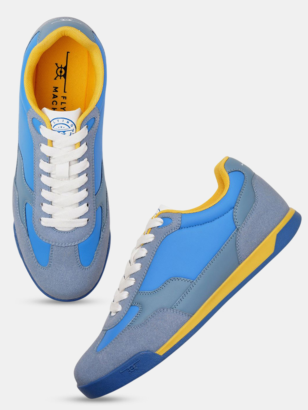Buy Flying Machine Men HUDSON Colourblocked Comfort Insole Sneakers ...