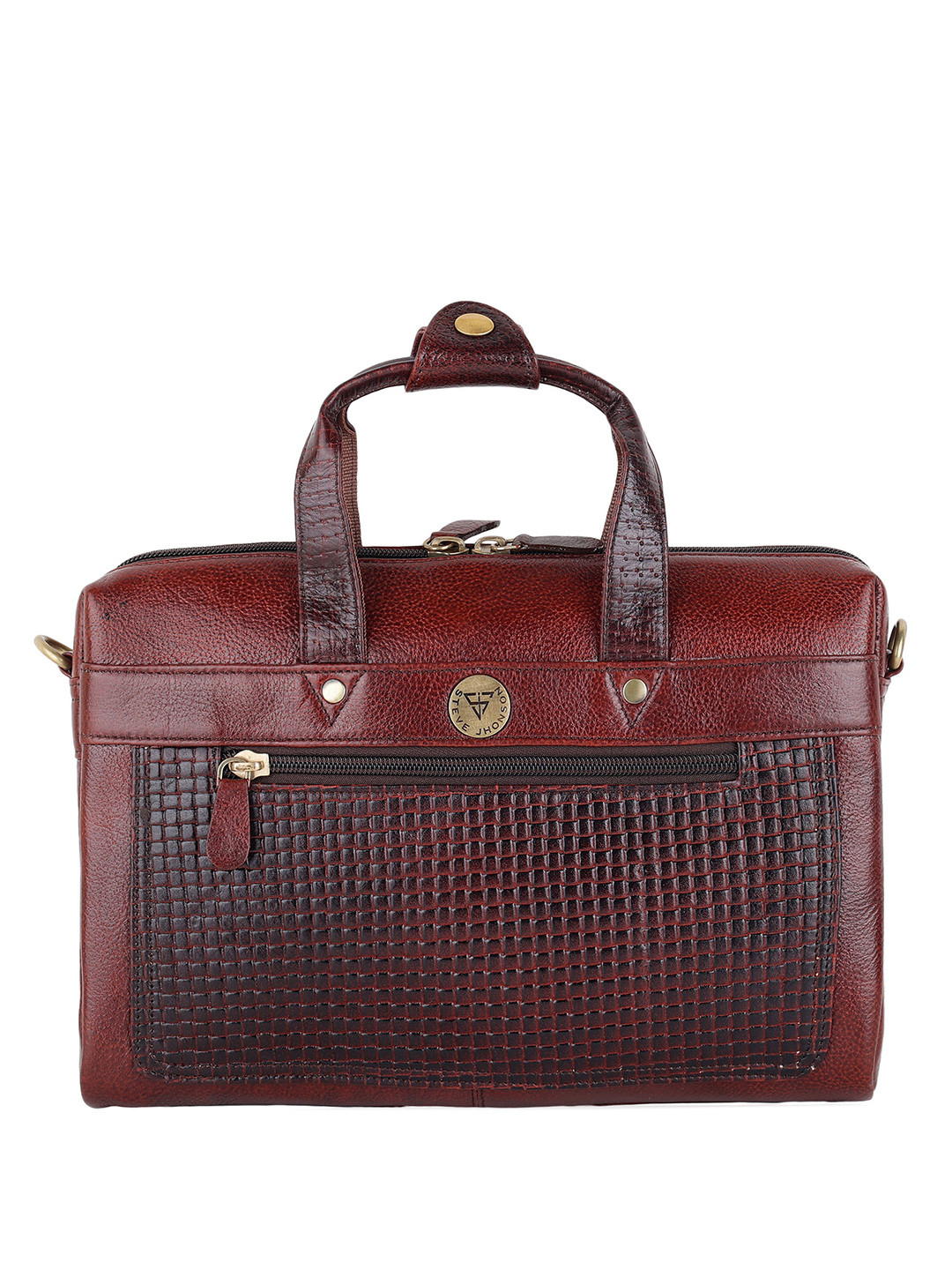 Buy Steve Jhonson Men Leather Laptop Bag - Laptop Bag for Men 34142478 ...