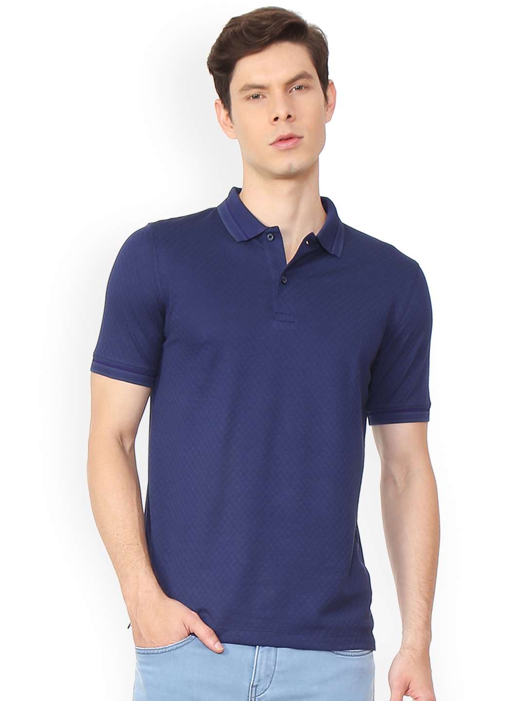 Buy Van Heusen Men Blue Solid Polo Collar T Shirt - Tshirts for Men ... Buy Van Heusen Men Blue Solid Polo Collar T Shirt - Tshirts for Men ...