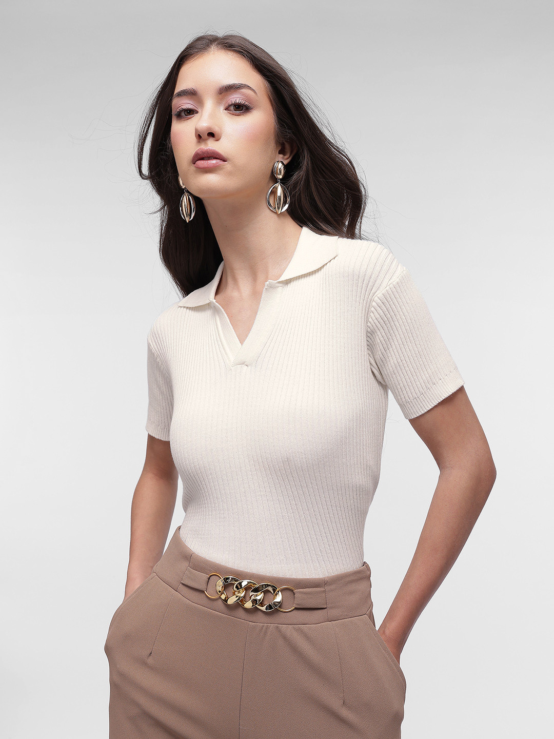 Buy French Connection Ribbed Top - Tops for Women 34154831 | Myntra