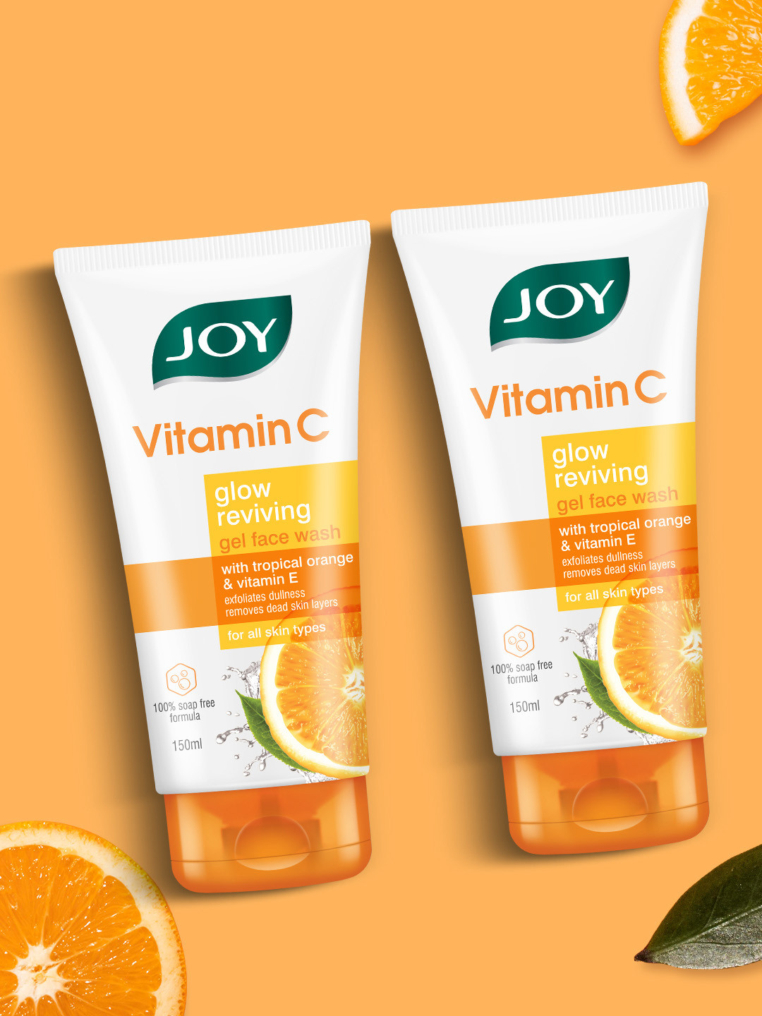 Buy JOY Set Of 2 Skin Brightening Vitamin C Face Wash 150 Ml Each ...