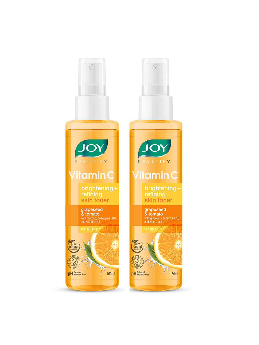 Buy JOY Set Of 2 Vitamin C Face Toner For Skin Brightening 150 Ml Each ...