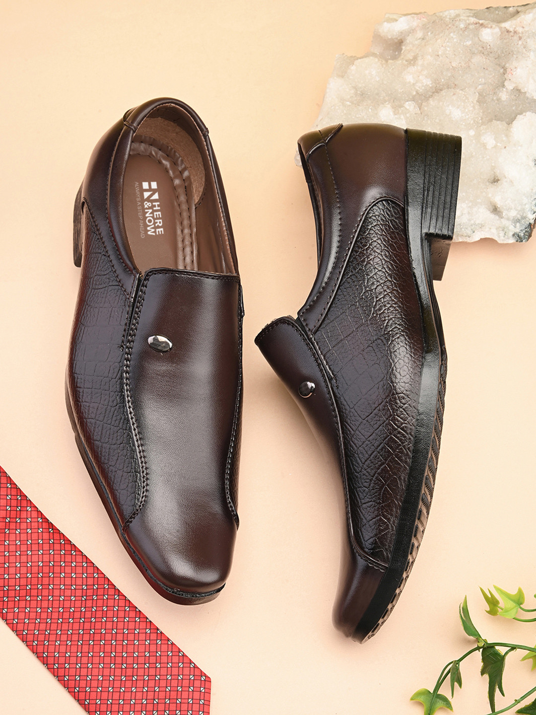 Buy HERE&NOW Men Formal Slip Ons - Formal Shoes for Men 34444148 | Myntra