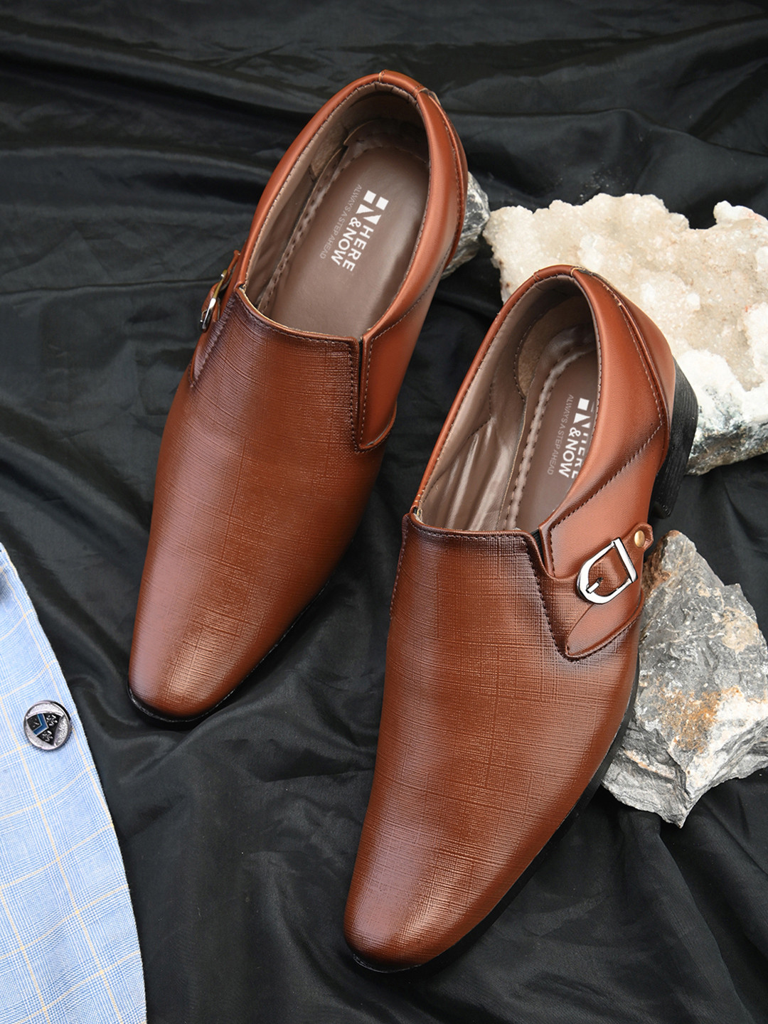 Buy HERE&NOW Men Formal Slip Ons - Formal Shoes for Men 34444195 | Myntra