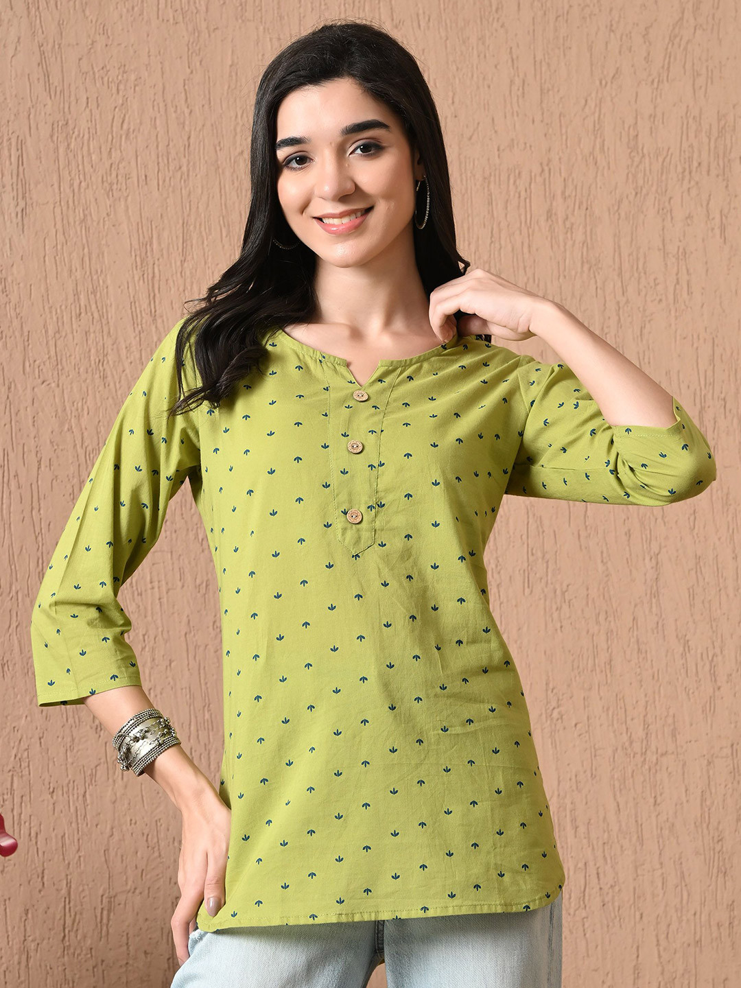 Buy Anouk Rustic Women Conversational Printed Cotton Kurtis - Kurtis ...