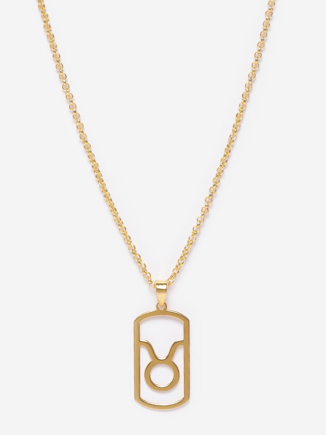 Buy The Roadster Lifestyle Co. 18kt Gold Plated Taurus Zodiac Pendant ...