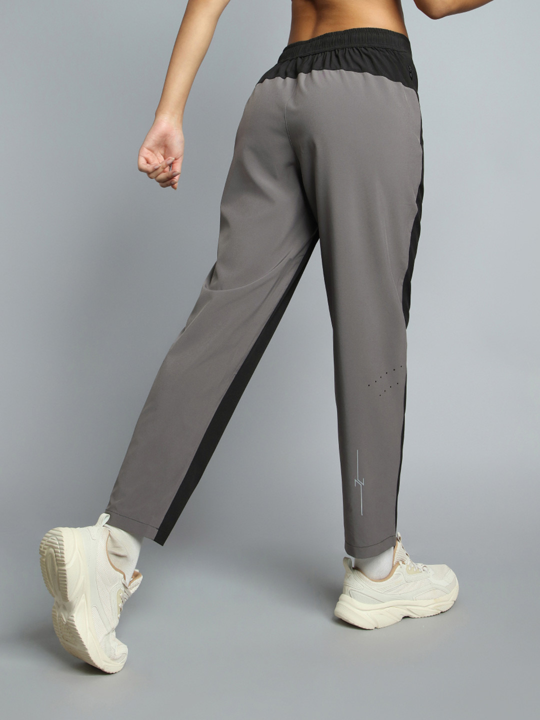 Buy CULT Women Black Pace Up Running Dual Colour Track Pants - Track ...