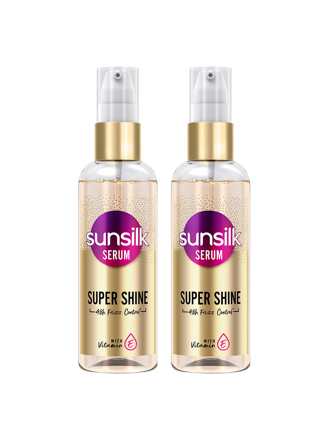 Buy Sunsilk Set Of 2 Super Shine Hair Serum 100 Ml Each - Hair Serum ...