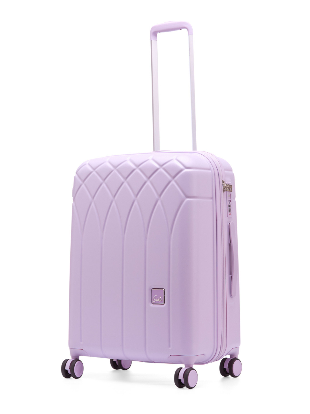 Buy Genie Dew Textured TSA Lock Hard Sided Medium Trolley Bag - Trolley ...