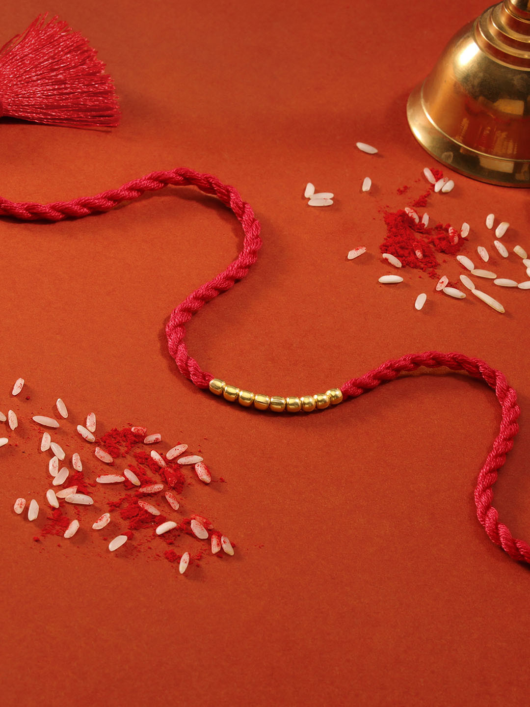 Buy Zavya 925 Pure Silver Thread Rakhi With Roli Chawal - Rakhi for Men ...