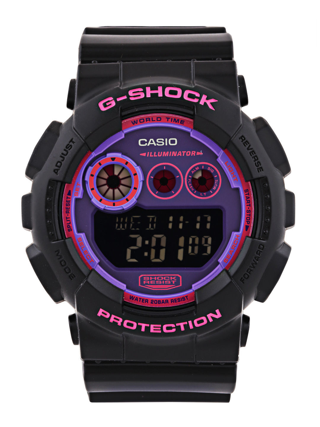 Buy CASIO G Shock Men Black Digital Watch (G538) GD 120N 1B4DR - Watches for Men 388061 | Myntra