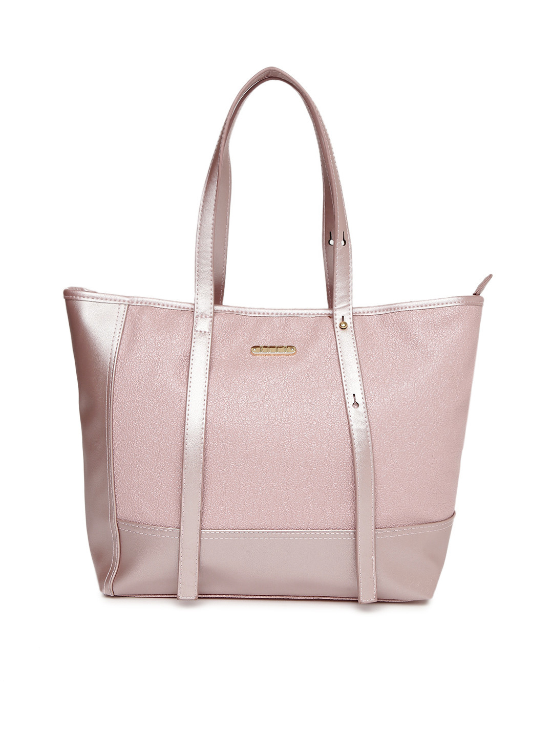 Buy ELLE Pink Textured Tote Bag - Handbags for Women 4026635 | Myntra