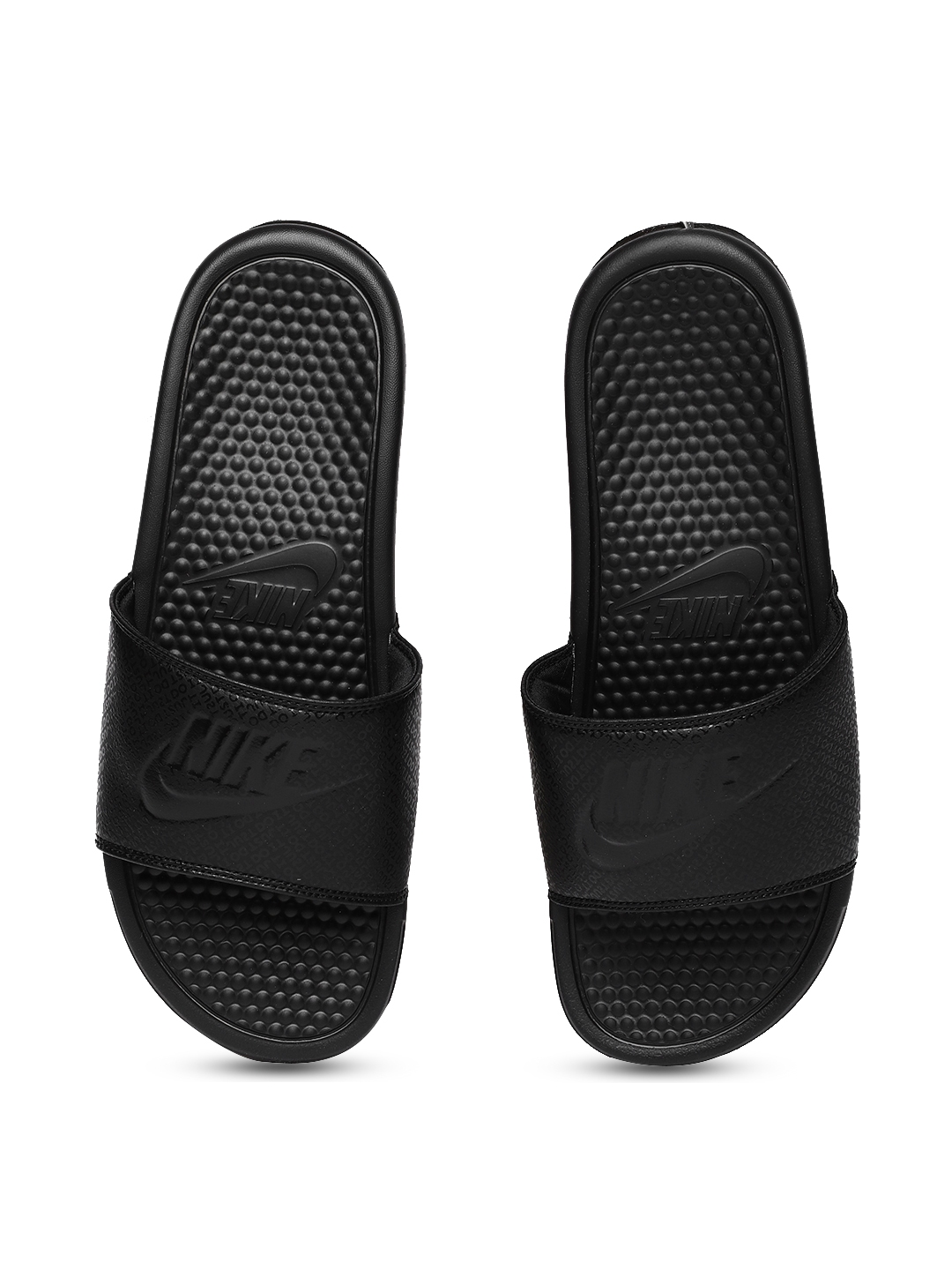 Buy Nike Men Black Benassi Jdi Printed Sliders Flip Flops For Men 4030129 Myntra