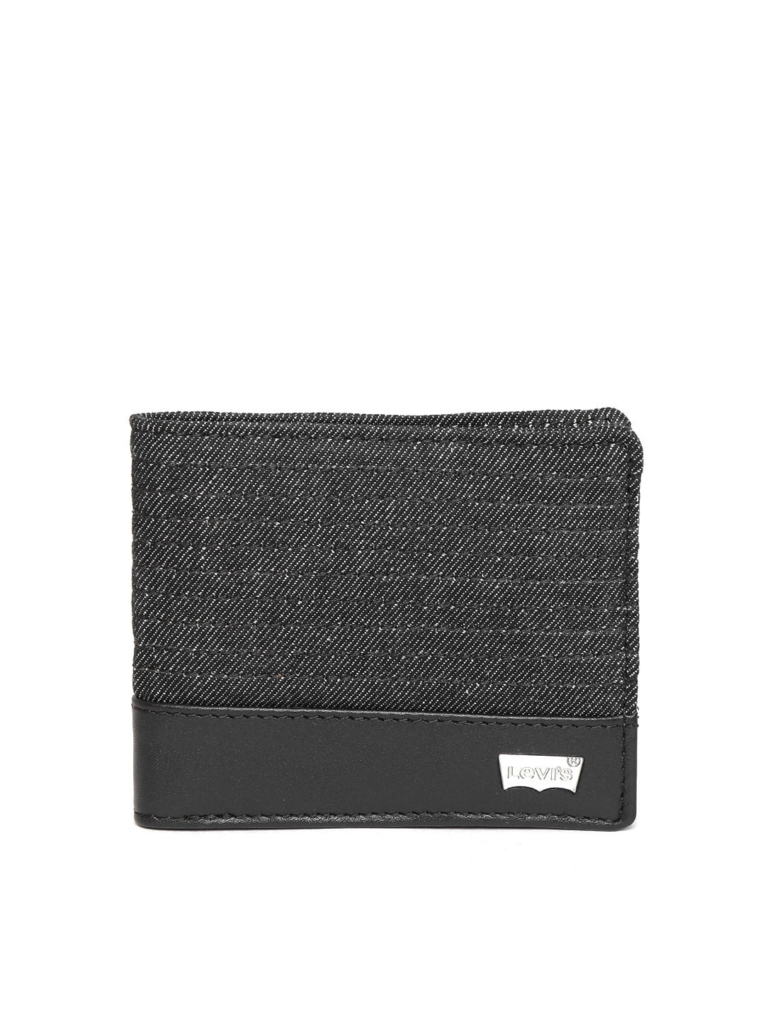 Buy Levis Men Black Denim Two Fold Wallet - Wallets for Men 406829 | Myntra