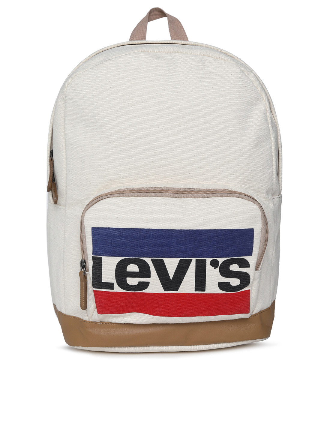 Buy Levis Unisex Off White Brand Logo OLYMPIC BRANDING Backpack ...