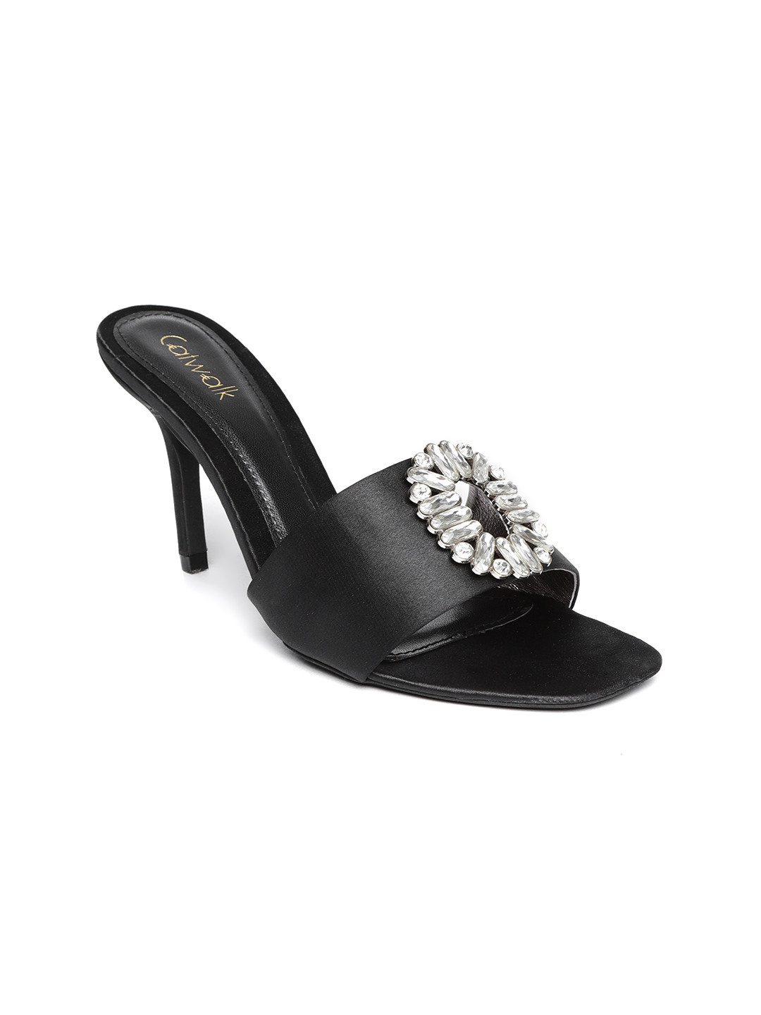 Buy Catwalk Women Black Embellished Heels - Heels for Women 4268413 ...