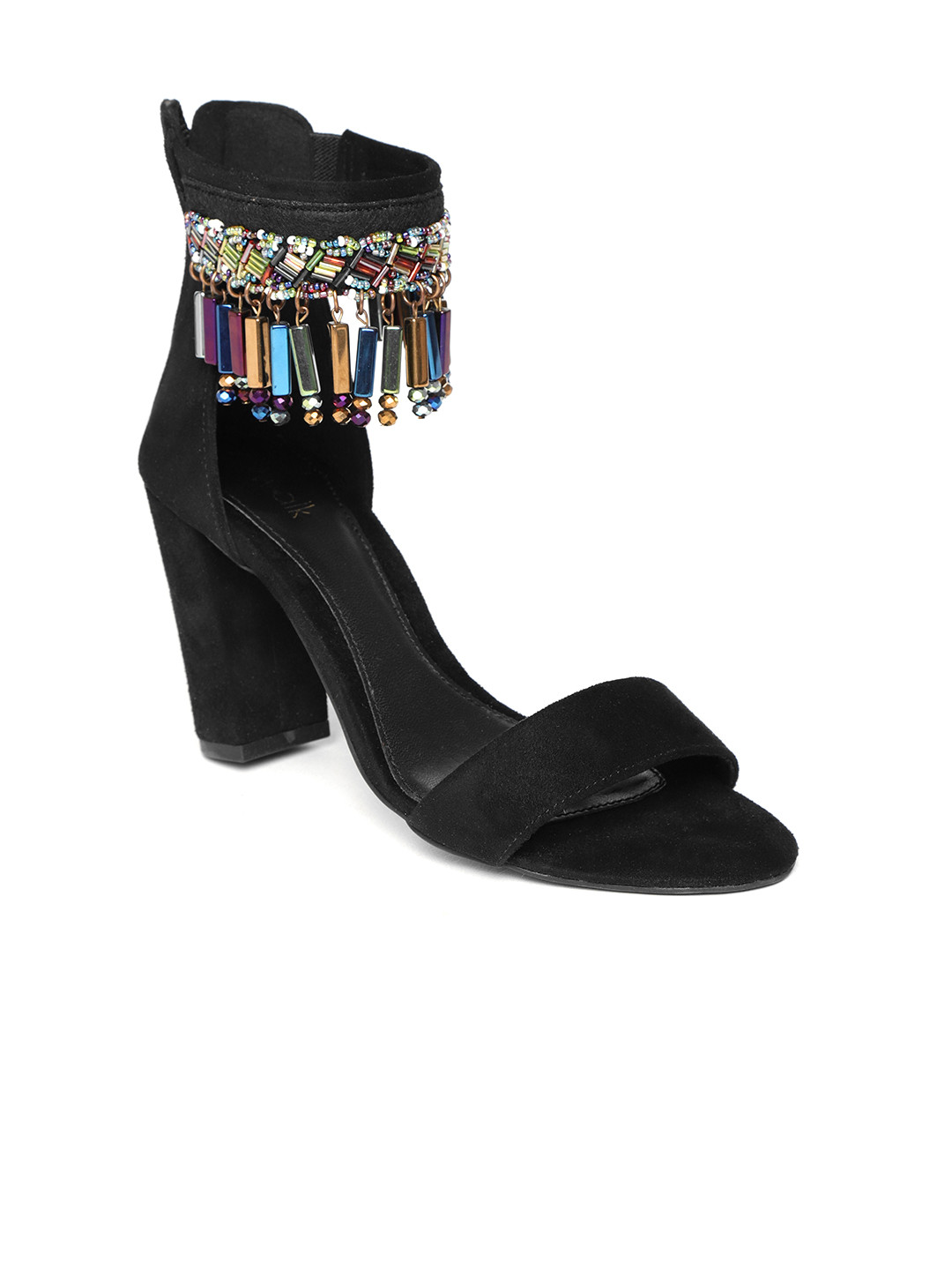 Buy Catwalk Women Black Embellished Heels - Heels for Women 4268420 ...