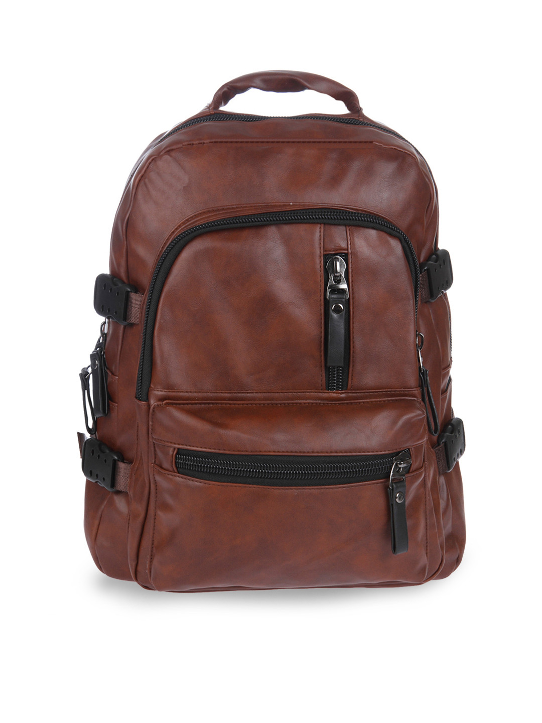 Buy FUR JADEN Unisex Brown Solid Backpack - Backpacks for Unisex ...