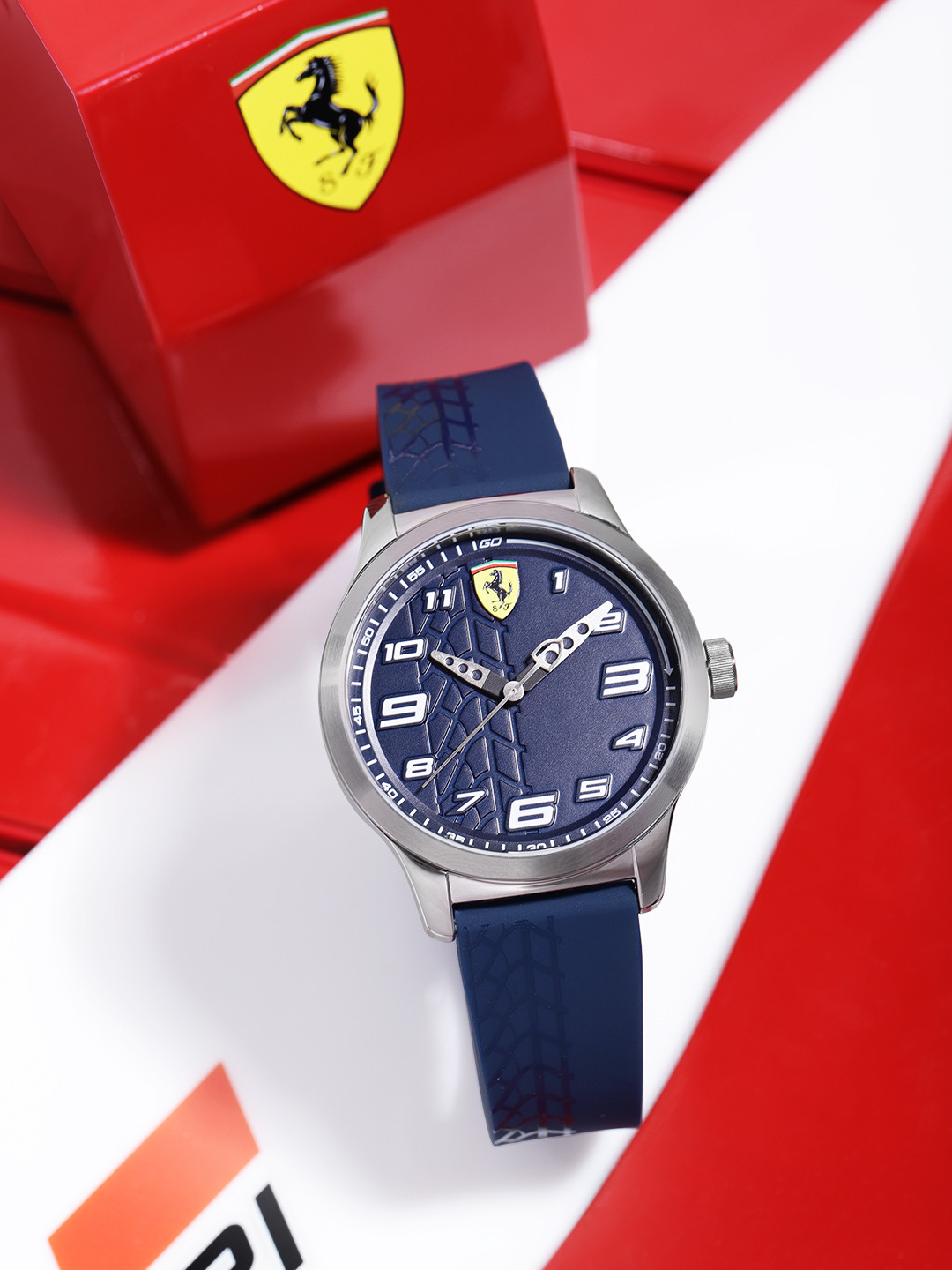Buy SCUDERIA FERRARI Unisex Blue Analogue Watch 0840020 - Watches for ...