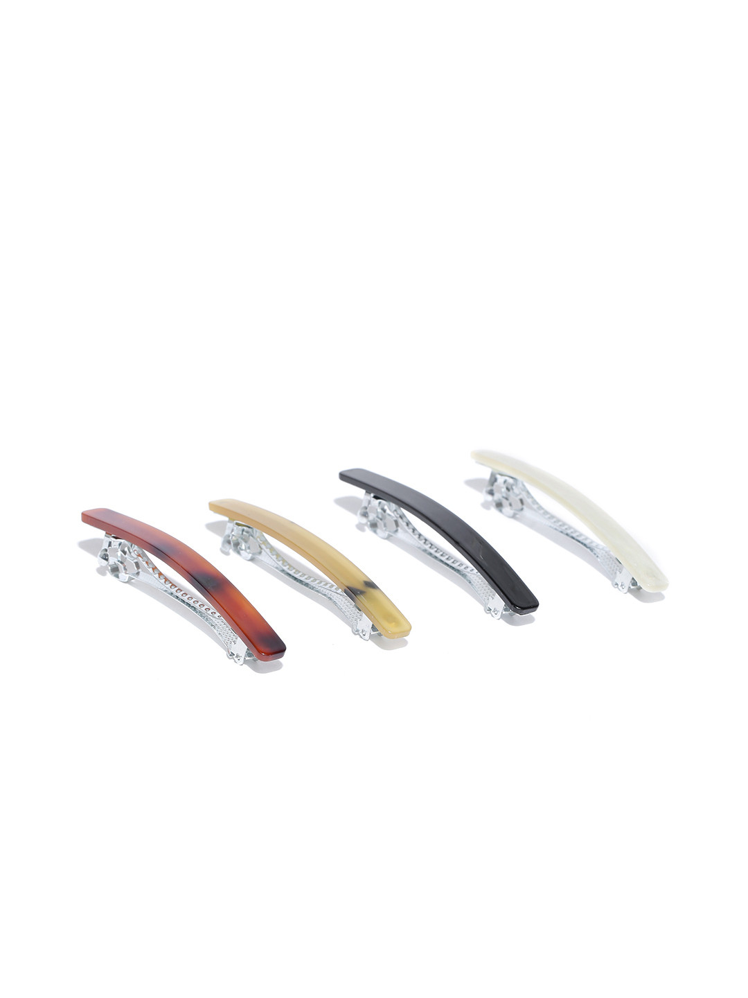 Buy Accessorize Set Of 4 French Barrettes - Hair Accessory for Women ...