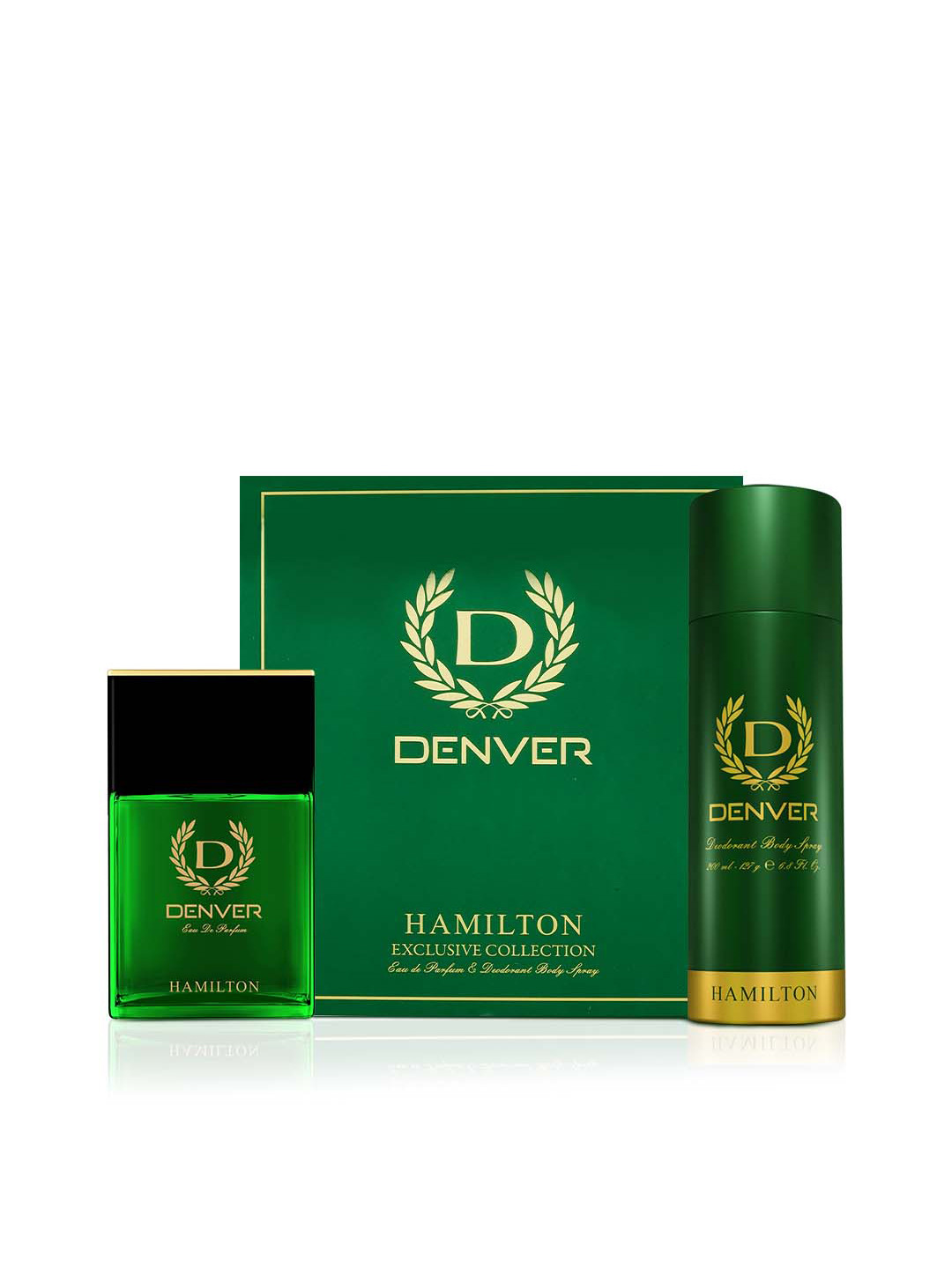 Buy Denver Men Set Of Hamilton Eau De Parfum & Deodorant 70ml + 200ml ...