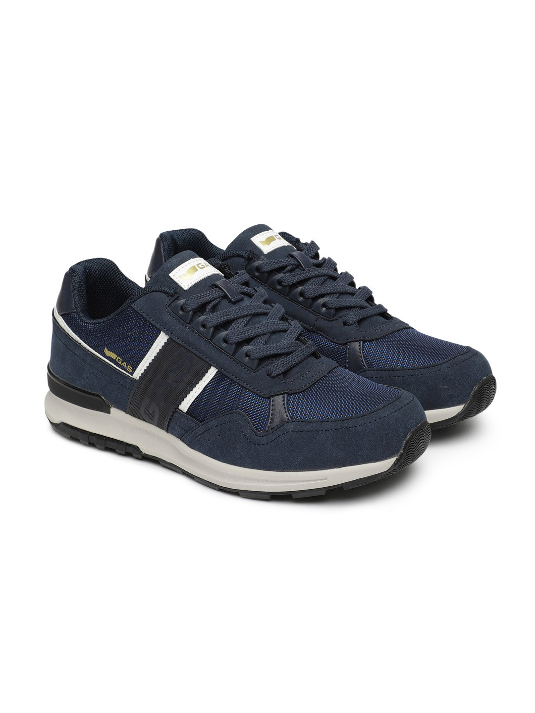 Buy GAS Men Navy Blue Sneakers - Casual Shoes for Men 4376335 | Myntra