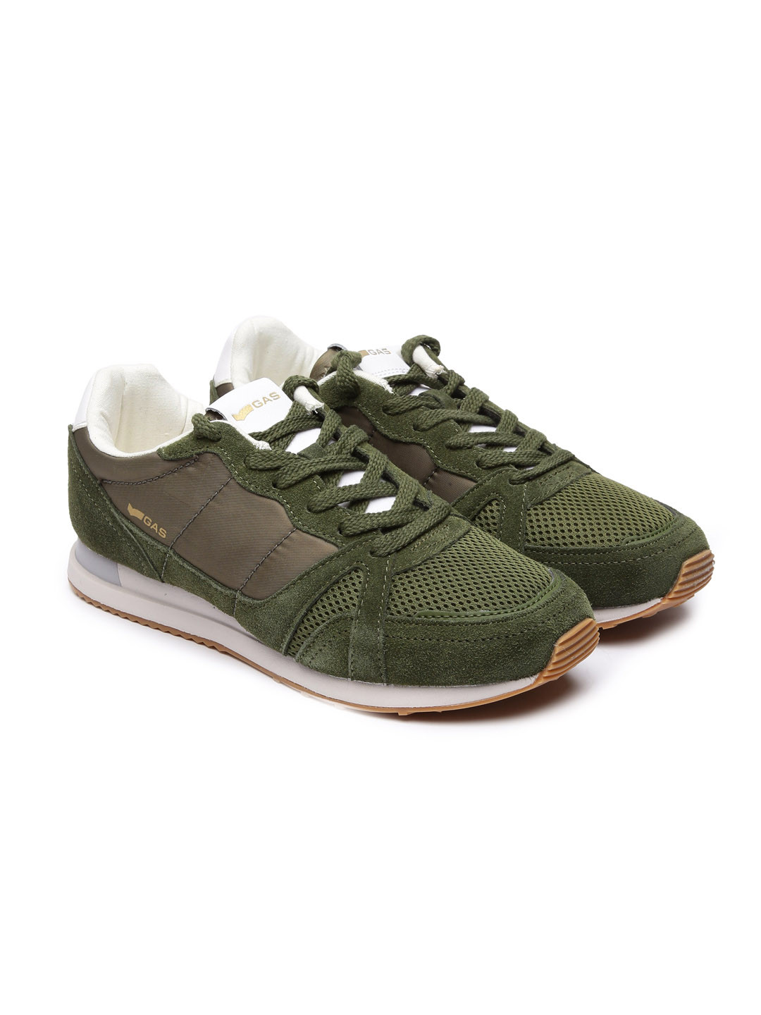 Buy GAS Men Green Sneakers - Casual Shoes for Men 4376339 | Myntra