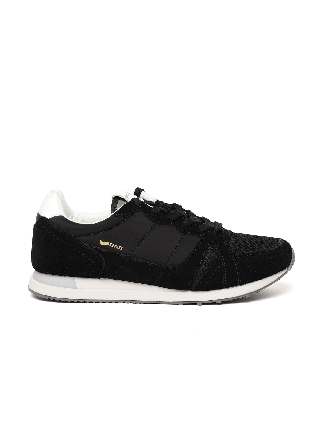 Buy GAS Men Black Sneakers - Casual Shoes for Men 4376341 | Myntra
