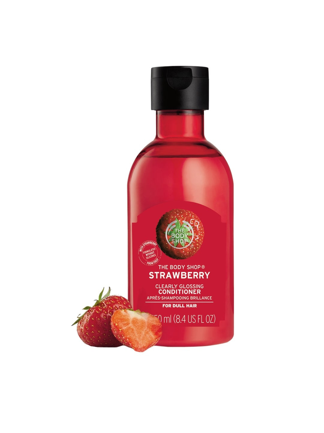 Buy THE BODY SHOP Strawberry Clearly Glossing Sustainable Conditioner ...
