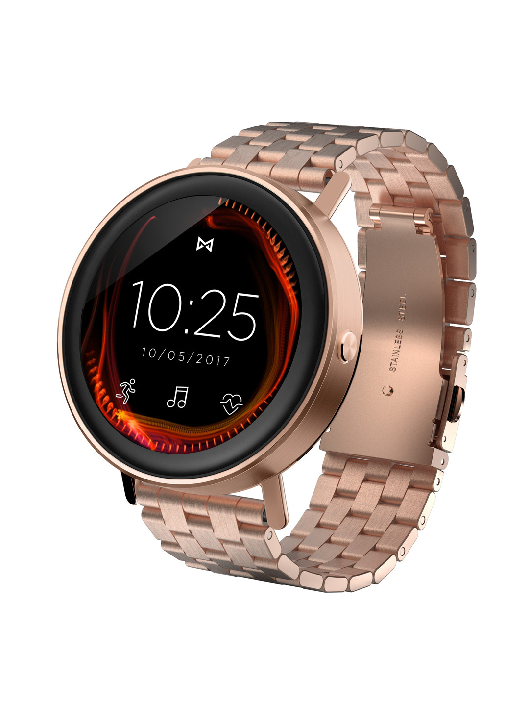 Buy Misfit Men Rose Gold Toned Display Smart Watch MIS7008 - Smart ...