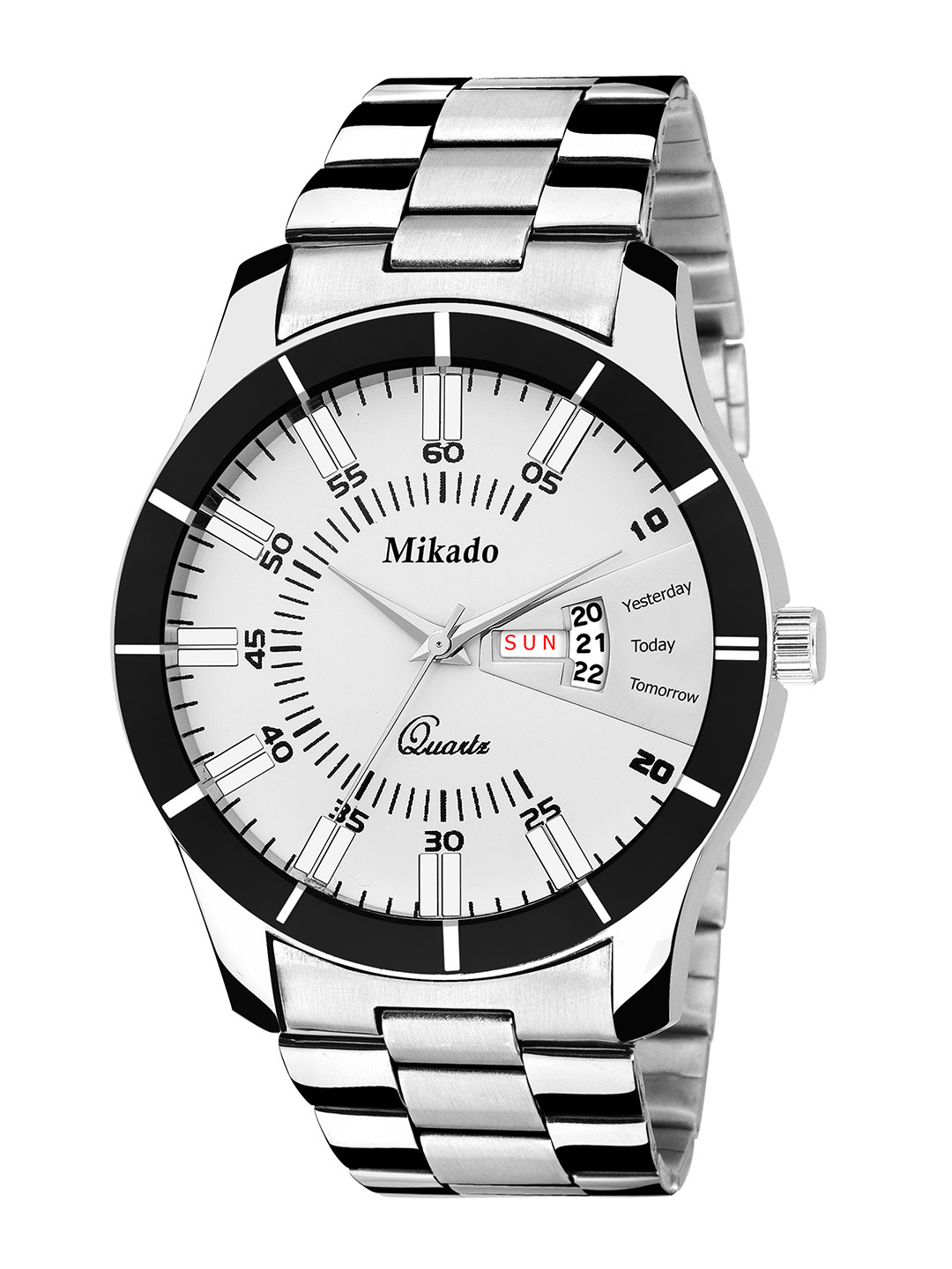 Buy Mikado Men White Analogue Watch 50203 - Watches for Men 4449279 ...