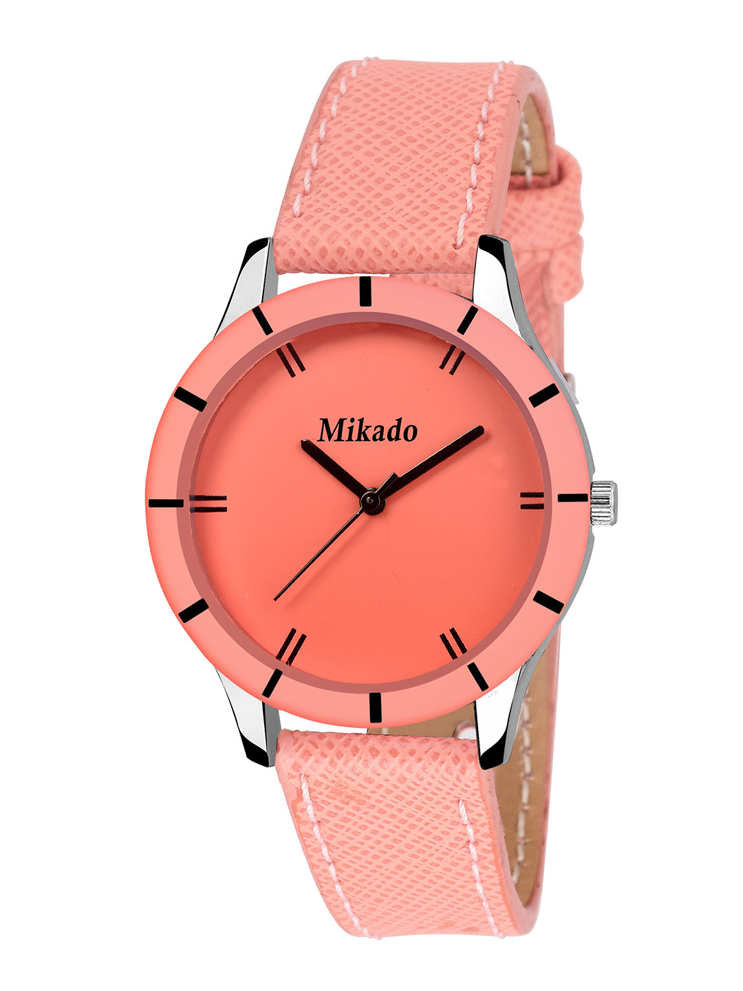 Buy Mikado Women Peach Coloured Analogue Watch 50553 - Watches for ...