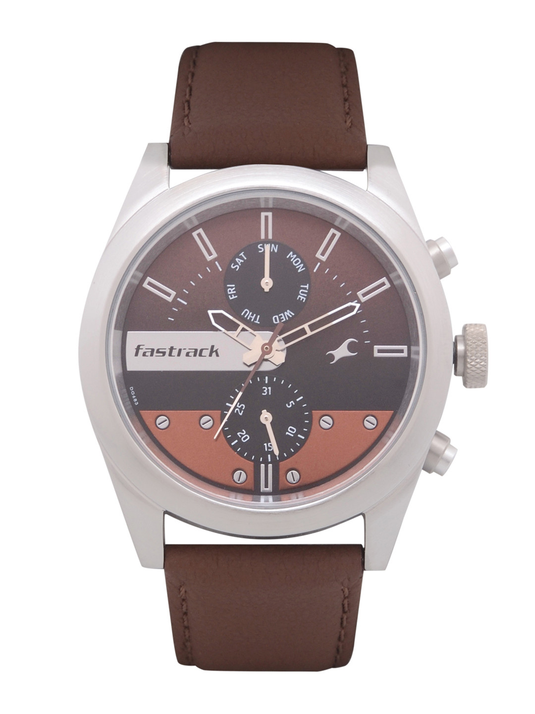 Buy Fastrack Men Brown Analogue Watch - Watches for Men 4450170 | Myntra